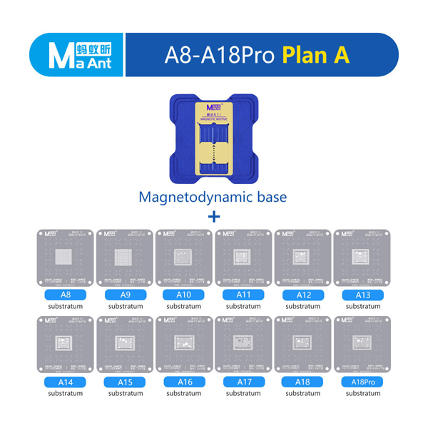 شابلون مگنتی MaAnt C1 سی پی یو 6 تا 16 آیفون - آی آر تی سی آی شاپ